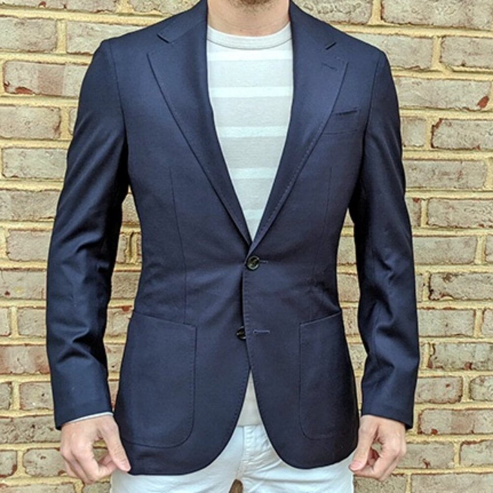 Spier & Mackay | Suits & Blazers | Spier Mackay Navy Hopsack Wool ...